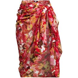 LANDS' END Pareo aus Voile f&uuml;r Damen, Damen, size: regular, Rot, Polyester, by Lands' End