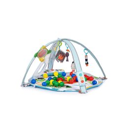Chipolino Spielbogen Jungle Musik, Licht, B&auml;lle, Krabbeldecke, h&auml;ngende Figuren hellblau