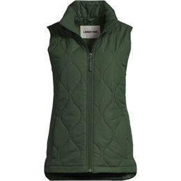 LANDS' END Isolierte Steppweste FeatherFree f&uuml;r Damen in Petite-Gr&ouml;&szlig;e, Damen, size: petite, Gr&uuml;n, Polyester, by Lands' End