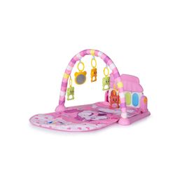 Chipolino Spielbogen Klavierkonzert, Krabbeldecke, Melodien, H&auml;ngespielzeuge rosa