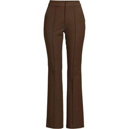 LANDS' END High Waist Bootcut-Hose f&uuml;r Damen, Damen, size: regular, Braun, Baumwoll-Mischung/Nylon-Mischung, by Lands' End