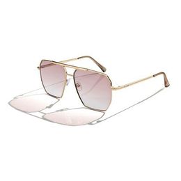 LANDS' END ASTEROID Sonnenbrille im Oversize Piloten-Stil f&uuml;r Damen, Damen, size: regular, Gelb, by Lands' End
