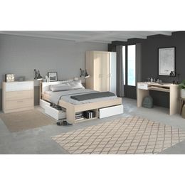 Parisot Jugendzimmer-Set "Most 75" Akazie-Wei&szlig;