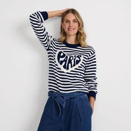LANDS' END Jacquard-Pullover DRIFTER f&uuml;r Damen, Damen, size: regular, Sonstige, Baumwolle, by Lands' End