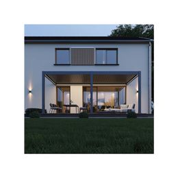 Weide Deluxe Plus Elektrisch Wand Pavillon Terrassen&uuml;berdachung Alu Led 4X6