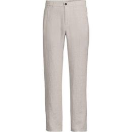 LANDS' END Premium Reinleinen-Hose, Herren, size: regular, Beige, Leinen, by Lands' End