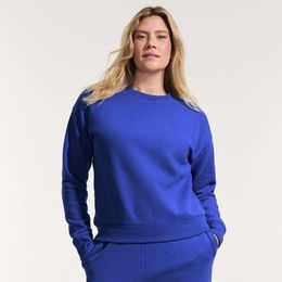 LANDS' END Sweatshirt SERIOUS SWEATS f&uuml;r Damen, Damen, size: regular, Blau, Elasthan/Baumwoll-Mischung/Polyester-Mischung, by Lands' End