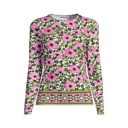 LANDS' END Schnelltrocknendes UPF 50 Sonnenschutz-Badeshirt f&uuml;r Damen, Damen, size: regular, Pink, Nylon-Mischung, by Lands' End