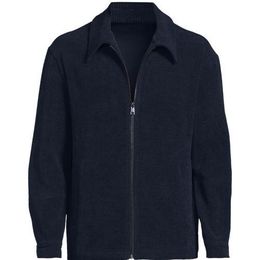 LANDS' END Stretchcord-Hemdjacke f&uuml;r Herren, Herren, size: regular, Blau, Polyester/Polyester-Mischung, by Lands' End