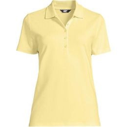 LANDS' END Supima&reg; Polo-Shirt in Plus-Gr&ouml;&szlig;e, Damen, size: plus, Gelb, Baumwolle, by Lands' End