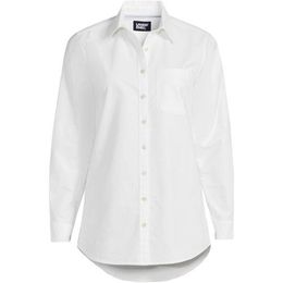 LANDS' END Langarm Oxford-Hemd f&uuml;r Damen in Plus-Gr&ouml;&szlig;e, Damen, size: plus, Wei&szlig;, Baumwolle, by Lands' End