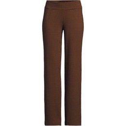 LANDS' END Stretch-Freizeithose Straight Fit Starfish Pant f&uuml;r Damen in Tall-Gr&ouml;&szlig;e, Damen, size: tall, Braun, Baumwoll-Mischung, by Lands' End