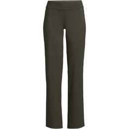 LANDS' END Stretch-Freizeithose Straight Fit Starfish Pant f&uuml;r Damen in Tall-Gr&ouml;&szlig;e, Damen, size: tall, Gr&uuml;n, Baumwoll-Mischung, by Lands' End