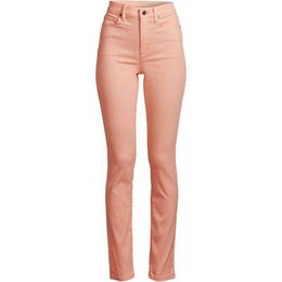 LANDS' END Slim Fit &Ouml;ko Jeans High Waist f&uuml;r Damen in Plus-Gr&ouml;&szlig;e, Damen, size: plus, Orange, Elasthan/Baumwoll-Mischung/Polyester-Mischung, by Lands' End