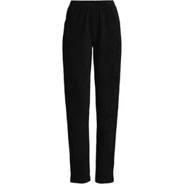 LANDS' END Komfort-Cordhose SPORT KNIT f&uuml;r Damen, Damen, size: regular, Schwarz, Baumwoll-Mischung, by Lands' End
