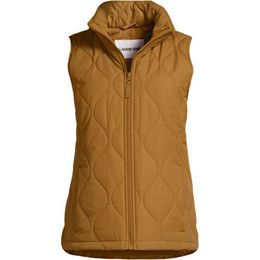 LANDS' END Isolierte Steppweste FeatherFree f&uuml;r Damen in Petite-Gr&ouml;&szlig;e, Damen, size: petite, Beige, Polyester, by Lands' End