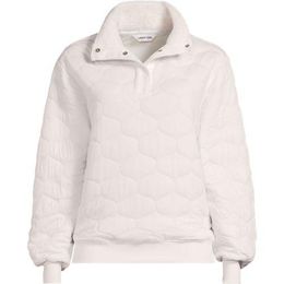 LANDS' END Sweatshirt mit Steppung f&uuml;r Damen in Plus-Gr&ouml;&szlig;e, Damen, size: plus, Elfenbein, Polyester/Viskose, by Lands' End