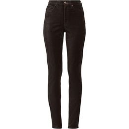 LANDS' END Slim Fit Samthose High Waist f&uuml;r Damen, Damen, size: regular, Braun, Baumwoll-Mischung, by Lands' End