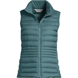 LANDS' END Daunenweste WANDERWEIGHT Verstaubar Ultraleicht f&uuml;r Damen in Plus-Gr&ouml;&szlig;e, Damen, size: plus, Gr&uuml;n, Nylon, by Lands' End