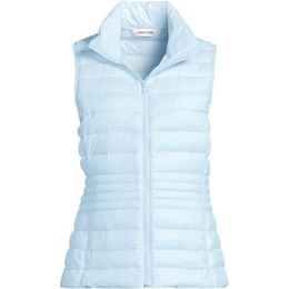 LANDS' END Daunenweste WANDERWEIGHT Verstaubar Ultraleicht f&uuml;r Damen in Plus-Gr&ouml;&szlig;e, Damen, size: plus, Blau, Nylon, by Lands' End