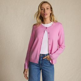 LANDS' END Merino-Cardigan f&uuml;r Damen, Damen, size: regular, Pink, by Lands' End