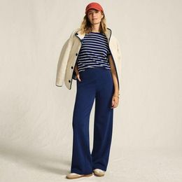 LANDS' END Serious Sweats Straight Fit Thermohose f&uuml;r Damen in Petite-Gr&ouml;&szlig;e, Damen, size: petite, Blau, Baumwoll-Mischung/Polyester-Mischung, by Lands' End