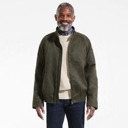 LANDS' END Blouson-Wachsjacke f&uuml;r Herren, Herren, size: regular, Braun, Baumwolle/Polyester, by Lands' End