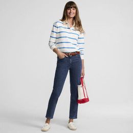 LANDS' END Slim Fit Jeans High Waist, Damen, size: regular, Blau, Baumwolle/Baumwoll-Mischung, by Lands' End