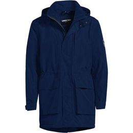 LANDS' END Wasserdichter, isolierter Squall-Parka f&uuml;r Herren, Herren, size: regular, Blau, Nylon, by Lands' End