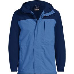 LANDS' END Kapuzenjacke SQUALL f&uuml;r Herren, Herren, size: regular, Blau, Polyester/Nylon-Mischung, by Lands' End
