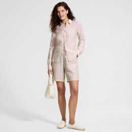 LANDS' END Premium Reinleinen-Schlupfshorts f&uuml;r Damen, Damen, size: regular, Elfenbein, Leinen, by Lands' End
