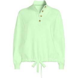 LANDS' END Feinstrick-Pullover aus softem Viskosemix f&uuml;r Damen, Damen, size: regular, Gr&uuml;n, Polyester/Nylon/Viskose, by Lands' End