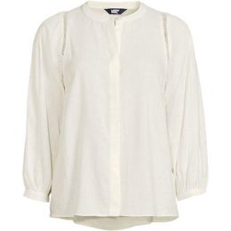 LANDS' END Bluse im Leinenmix f&uuml;r Damen, Damen, size: regular, Elfenbein, Leinen/Viskose, by Lands' End