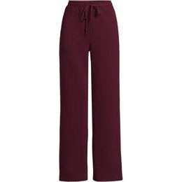 LANDS' END Jogginghose mit geradem Bein SERIOUS SWEATS f&uuml;r Damen in Plus-Gr&ouml;&szlig;e, Damen, size: plus, Rot, Baumwoll-Mischung/Polyester-Mischung, by Lands' End
