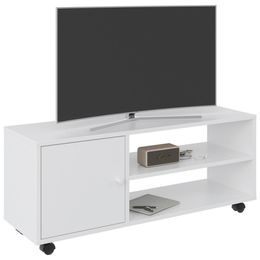 Boxxx Tv-Element, Wei&szlig;, Holzwerkstoff, 1 F&auml;cher, 100x42x33.5 cm, Wohnzimmer, TV M&ouml;bel, TV-Racks