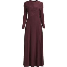 LANDS' END Bodycon-Maxikleid f&uuml;r Damen, Damen, size: regular, Rot, Polyester-Mischung, by Lands' End