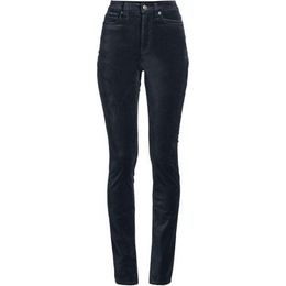 LANDS' END Slim Fit Samthose High Waist f&uuml;r Damen in Plus-Gr&ouml;&szlig;e, Damen, size: plus, Grau, Baumwoll-Mischung, by Lands' End