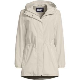 LANDS' END Wasserdichte Regenjacke SQUALL mit Packfach f&uuml;r Damen in Plus-Gr&ouml;&szlig;e, Damen, size: plus, Elfenbein, Polyester, by Lands' End