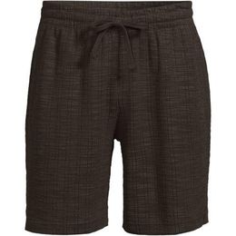 LANDS' END Schlupf-Shorts mit Struktur f&uuml;r Herren, Herren, size: regular, Braun, Baumwolle/Polyester, by Lands' End