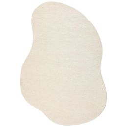 Linea Natura Wollteppich, Beige, Textil, Uni, organisch, 160x230 cm, pflegeleicht, leicht zusammenrollbar, Teppiche & B&ouml;den, Teppiche, Naturteppiche