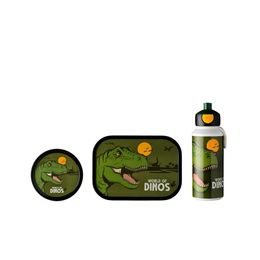 Mepal Pausenset lunchset campus, Dunkelgr&uuml;n, Mehrfarbig, Kunststoff, 3-teilig, 24x6.8x24.4 cm, K&uuml;chenzubeh&ouml;r, Vorratsbeh&auml;lter, Brotdosen
