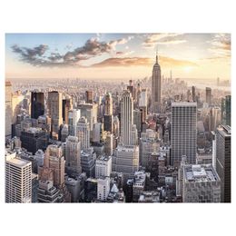 Monee Glasbild, Mehrfarbig, Glas, St&auml;dte, rechteckig, 120x80 cm, Handmade in Europe, Fotografie, Bilder und Zubeh&ouml;r, Wandbilder, Glasbilder
