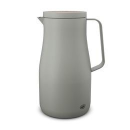 Alfi Isolierkanne Studio Tea, Hellgr&uuml;n, Metall, 1 L, BPA-frei, doppelwandig, Ausgie&szlig;er, lebensmittelecht, Vakuum, abnehmbarer Deckel, Schraubverschluss, h&auml;lt warm, kalt, schadstofffrei, Kaffee & Tee, Kannen, Thermoskannen