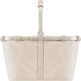 Reisenthel Einkaufskorb Carrybag teddy sand, Creme, Textil, 22 L, 48x29x28 cm, Freizeit, Koffer & Taschen, Einkaufsk&ouml;rbe