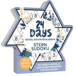 Frechverlag R&auml;tseladventskalender &raquo;24 Days &ndash; Sternsudoku&laquo;