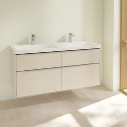 Villeroy & Boch Villeroy & Boch Subway 3.0 Schrank mit Doppelwaschtisch, 4 Ausz&uuml;ge, 4A71D1RW+C56800VN,