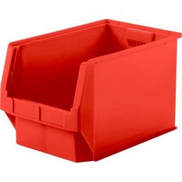 Sch&auml;fer Shop Sichtlagerkasten SSI Sch&auml;fer Serie PROFI LF 533, Polypropylen, L 500 x B 312 x H 300 mm, 38 l, rot