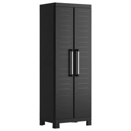 Keter Ger&auml;teschrank, Schwarz, Kunststoff, 4 F&auml;cher, 65x182x45 cm, Aufbewahrung & Schutzh&uuml;llen, Ger&auml;teschuppen
