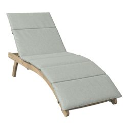 Ambia Garden Gartenliege, Akazie, Holz, Akazie, massiv, F&uuml;llung: Polyester, 180x79x54 cm, R&uuml;ckenlehne verstellbar, Gartenm&ouml;bel, Gartenliegen