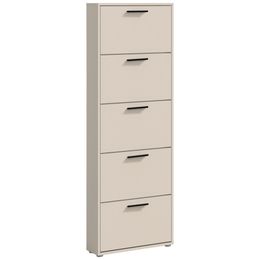CARRYHOME Schuhkipper, Kaschmir, Kunststoff, 59x169x17 cm, Typenauswahl, stehend, Garderobe, Schuhaufbewahrung, Schuhkipper
